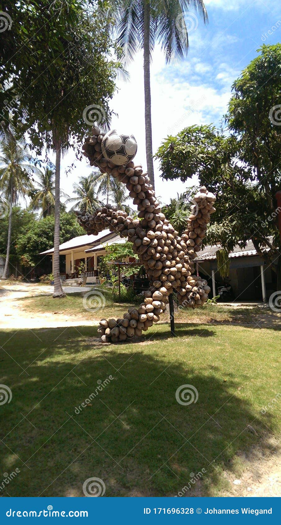 Artwork: Player Made Out Of Coconuts Makes A Arrow Pull Back With A ...