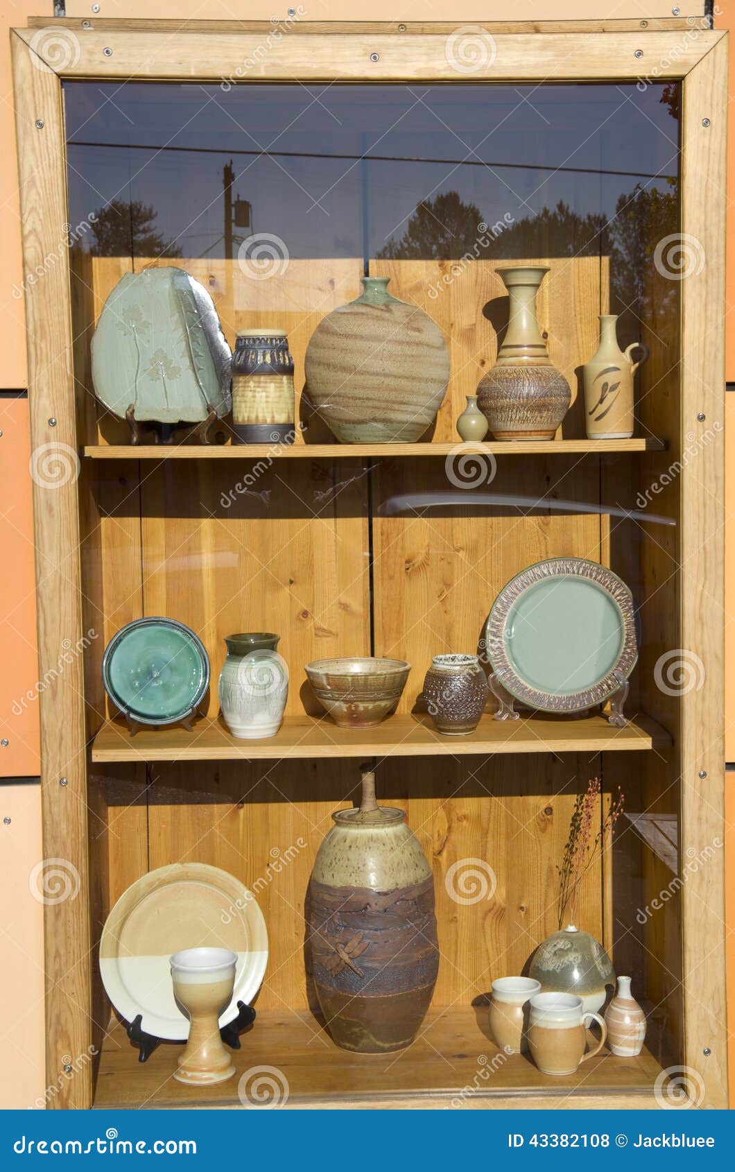 Artwork pottery window stock photo. Image of pottery - 43382108