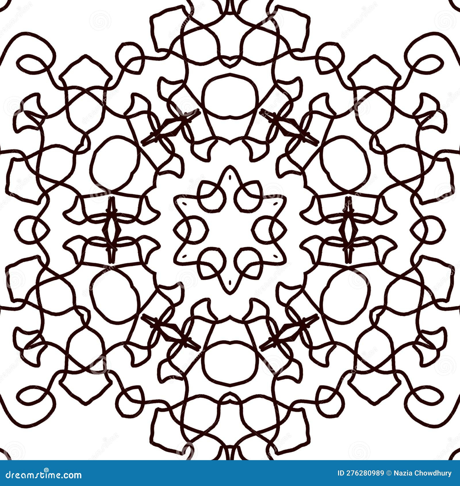 Artwork for Practicing Colour Fill Up. Doodle Work Sample for Learning ...