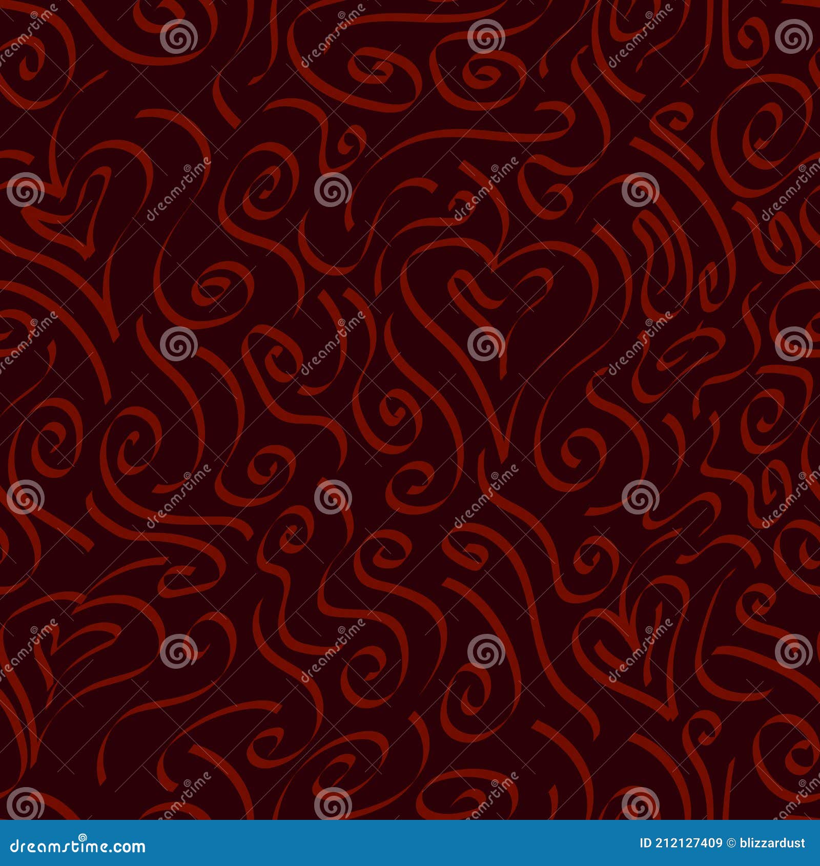 Elegant Abstract Seamless Doodle Scribble Pattern, Vector Illustration ...