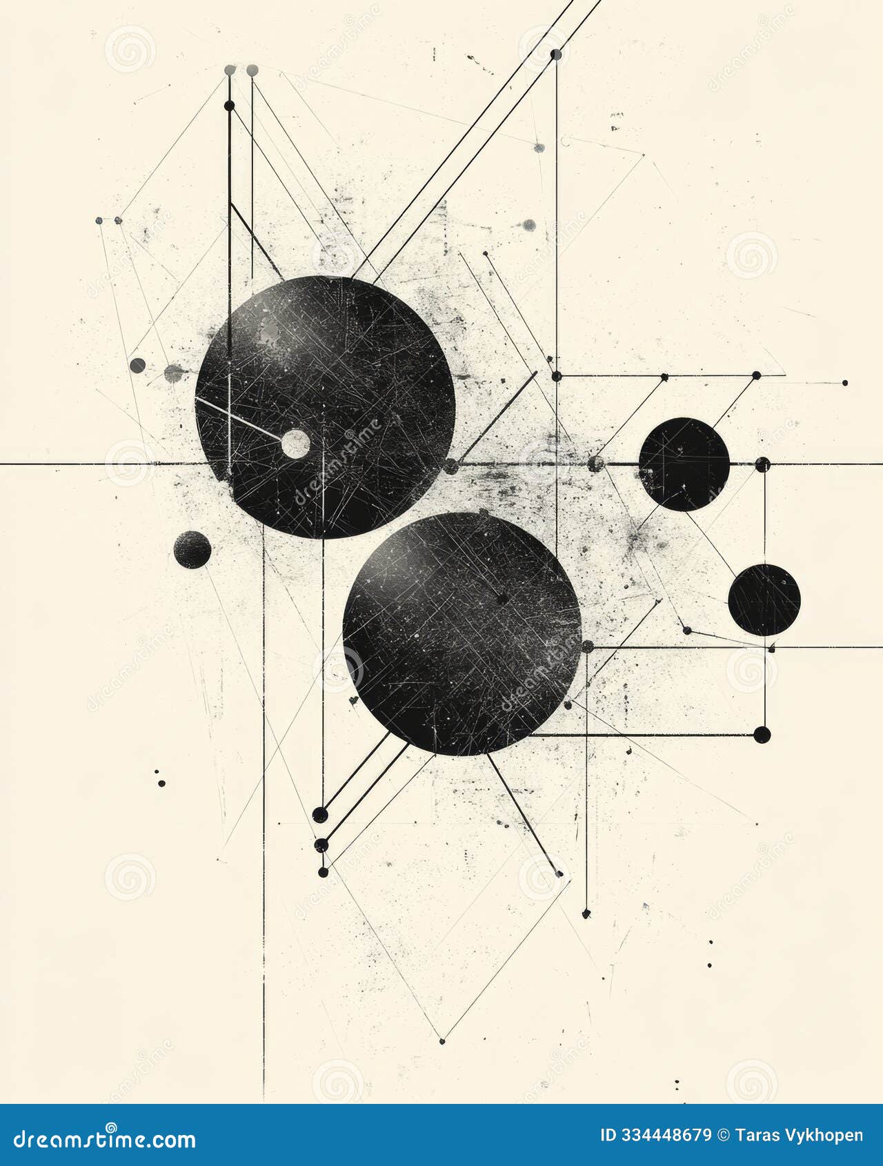 This Artwork Showcases an Abstract Minimalism Design Focused on Digital ...