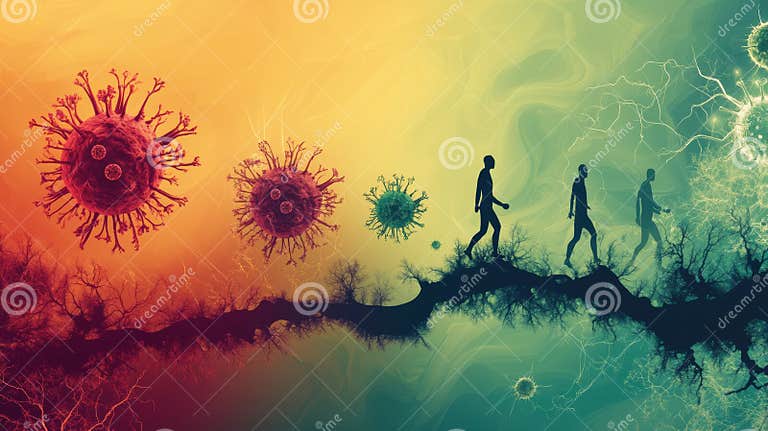 Progression of Virus Forms Illustrating Basic To Complex Evolution ...
