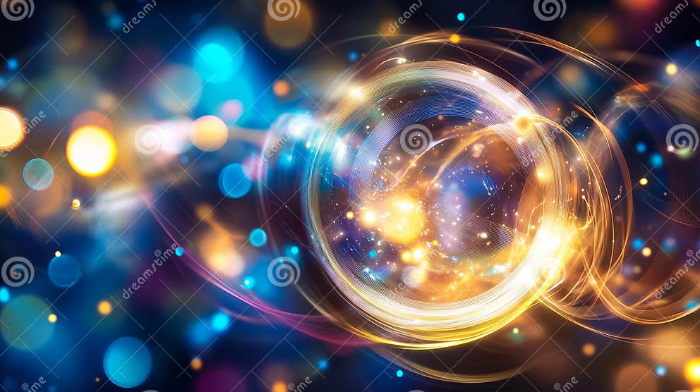 This Artwork Shows Quantum Computing with Vibrant Lights and Dynamic ...