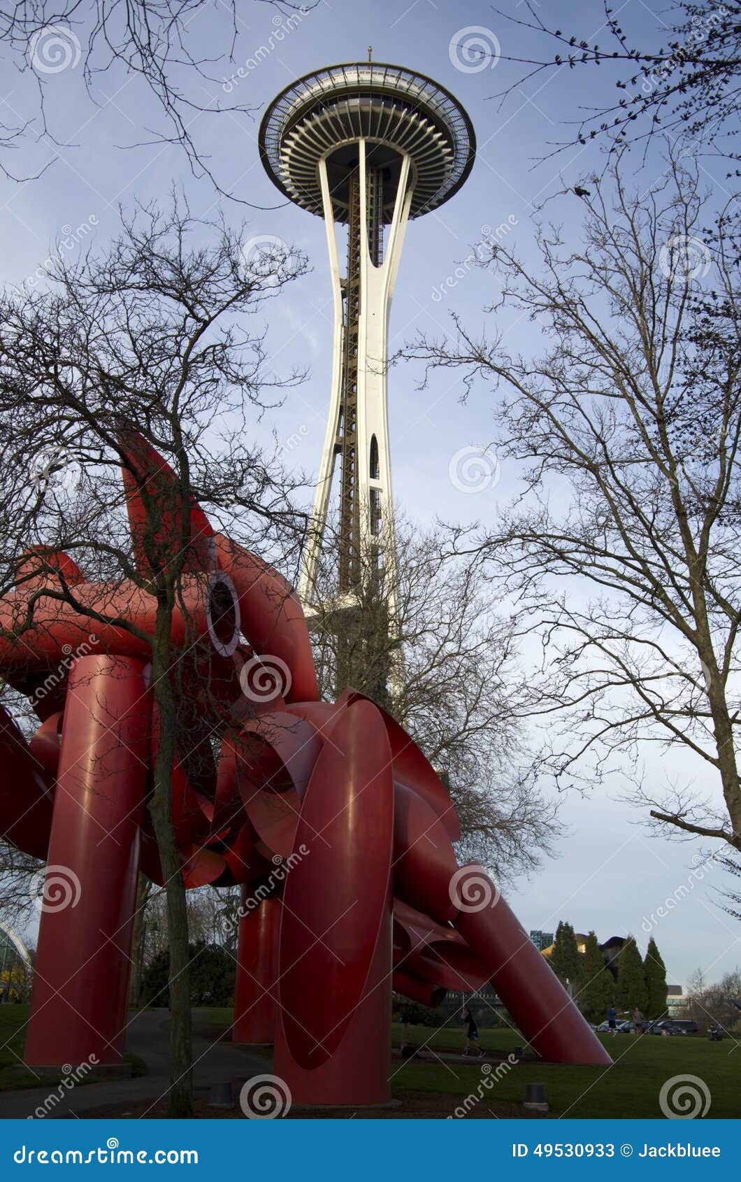 Artwork at Space Needle editorial stock photo. Image of designs - 49530933