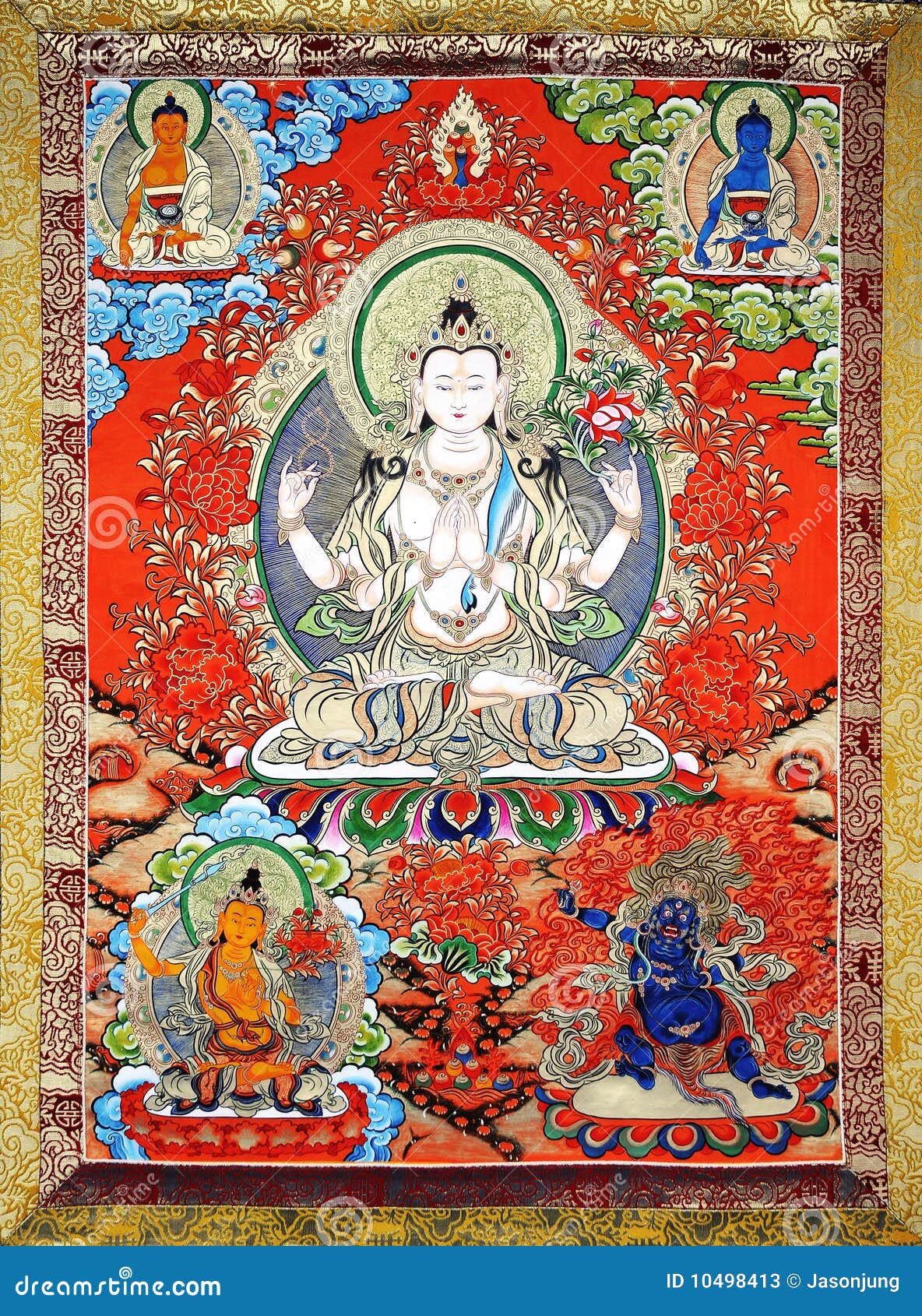 Artwork of tibet stock image. Image of sakya, artwork - 10498413