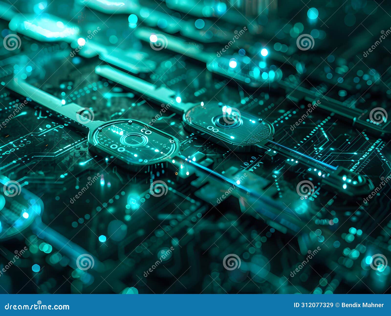 Symphonic Encryption Keys Abstract Background Artistic Digital ...