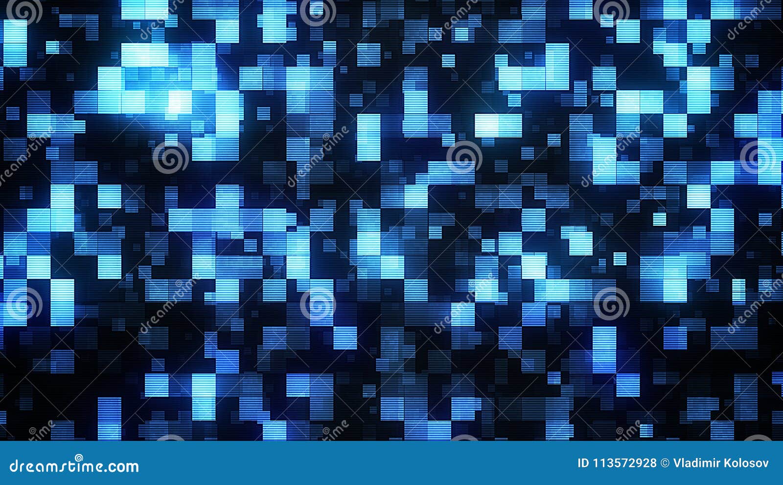 Shining Mosaic Small Squares Backdrop Stock Illustration - Illustration ...