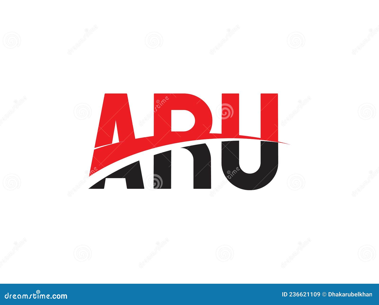 ARU Letter Initial Logo Design Vector Illustration Stock Vector ...