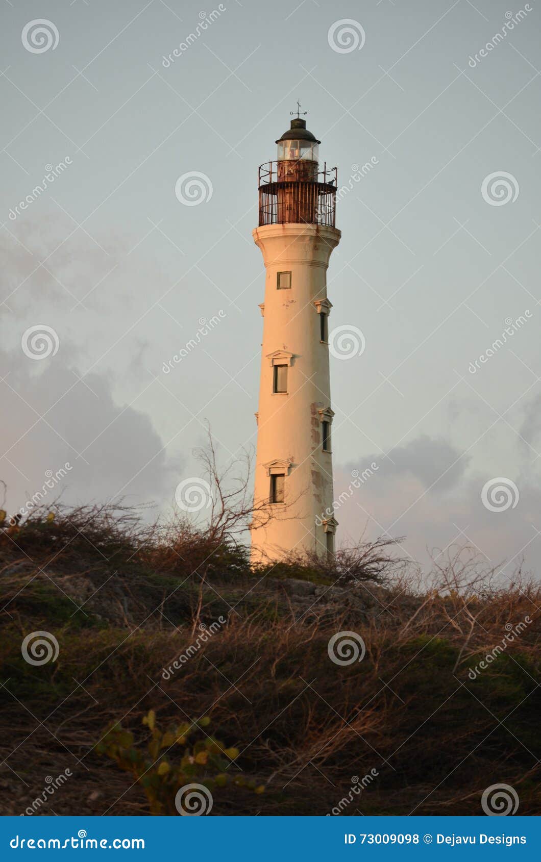 Aruba Lighthouse stock photo. Image of lighthouse, landscape - 73009098