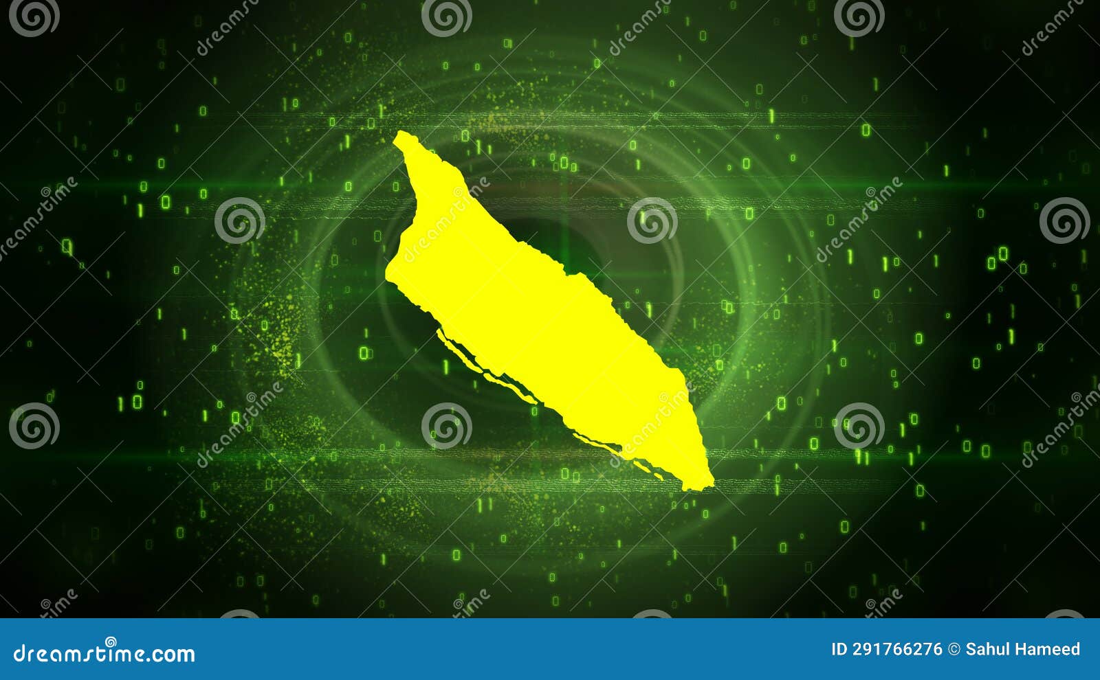 Aruba Map on Digital Background Stock Illustration - Illustration of ...