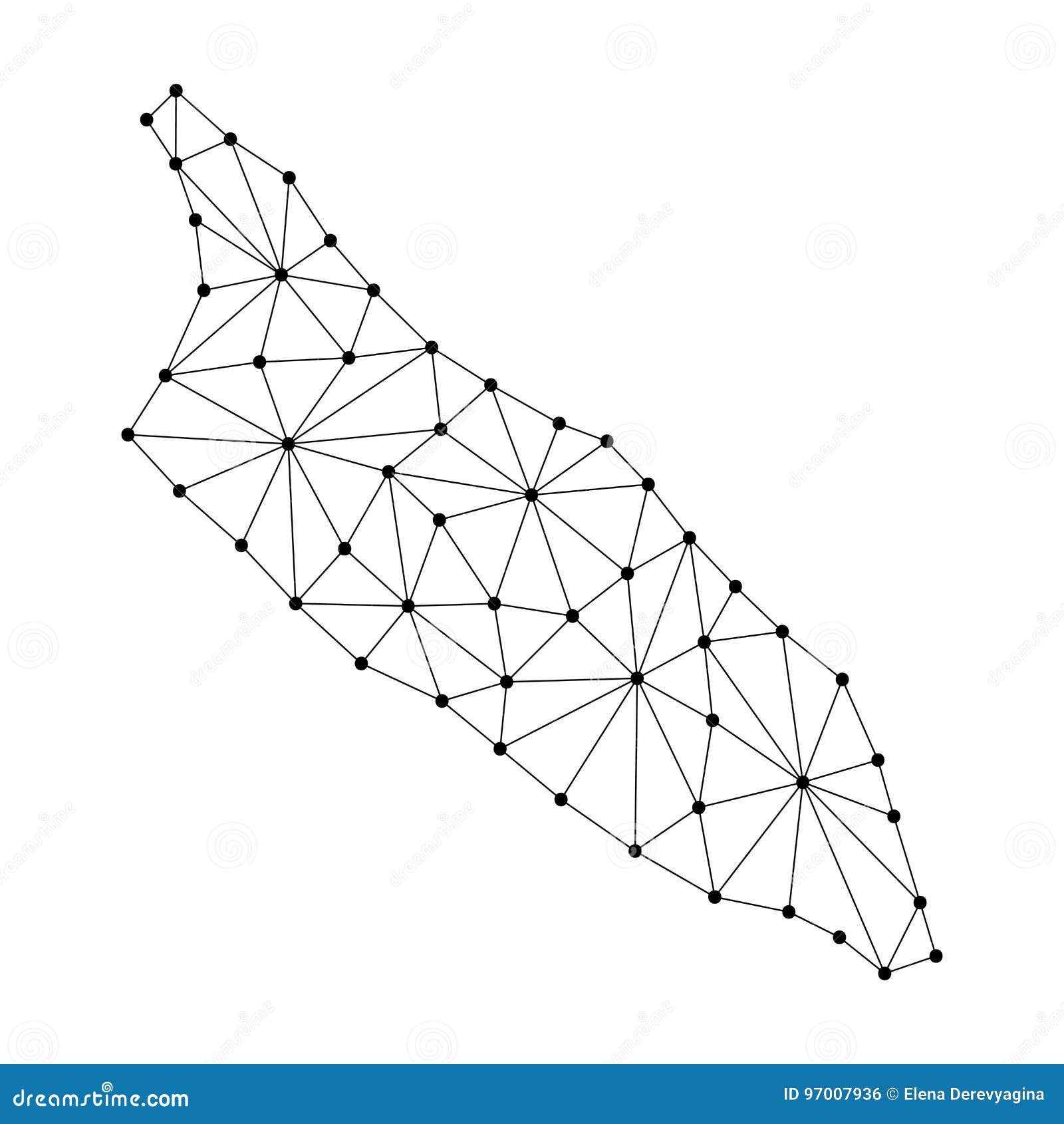 Aruba Map of Polygonal Mosaic Lines Network, Ray, Dots Illustration ... Aruba Map of Polygonal Mosaic Lines Network, Ray, Dots Illustration ...