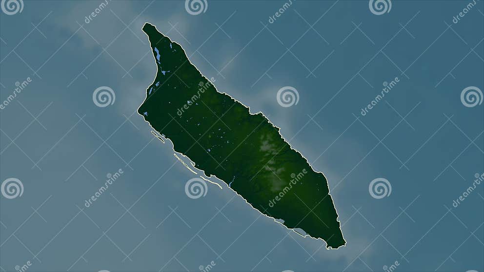 Aruba outlined. Physical stock illustration. Illustration of division ...