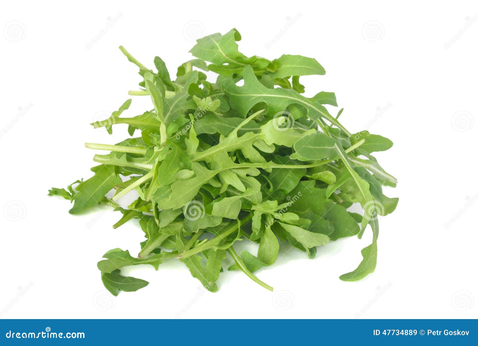 Arugula Leaves Isolated on White Stock Image - Image of natural ...