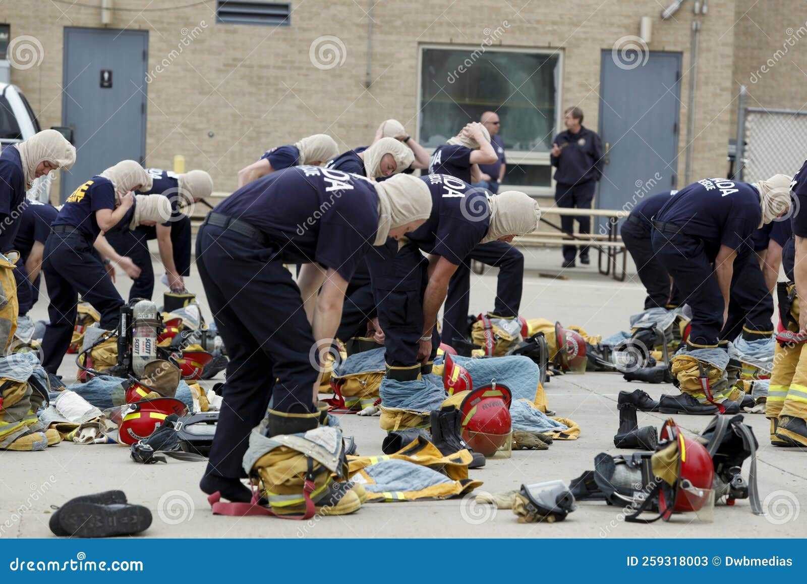 Arvada Fire Department Cadets Going through Drills Editorial Stock ...