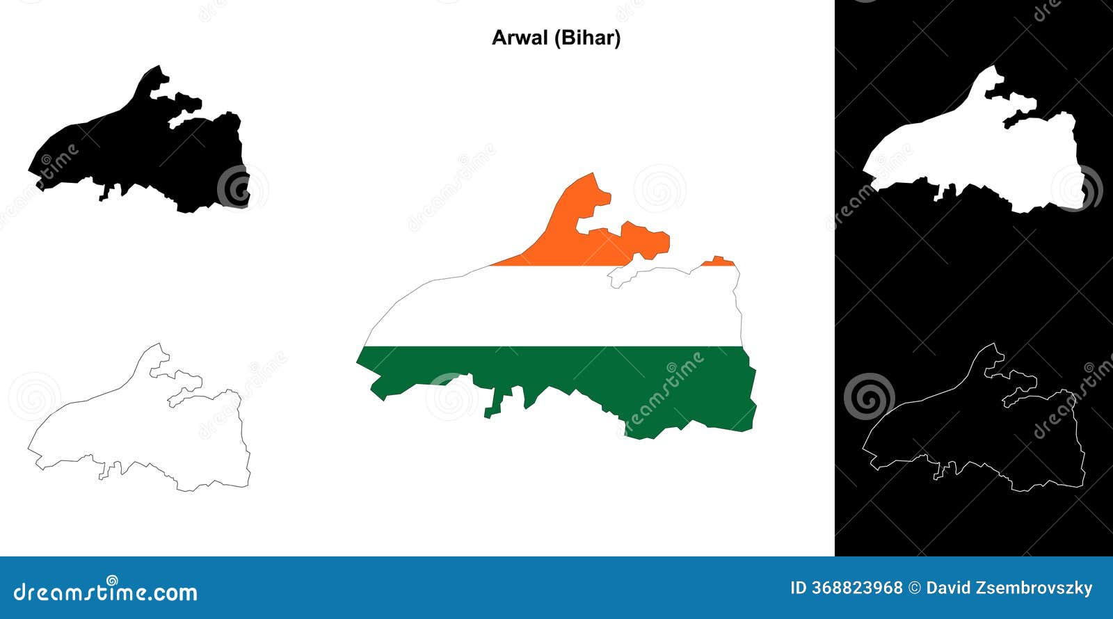 Arwal District Bihar State, Magadh Division, Republic Of India Map ...