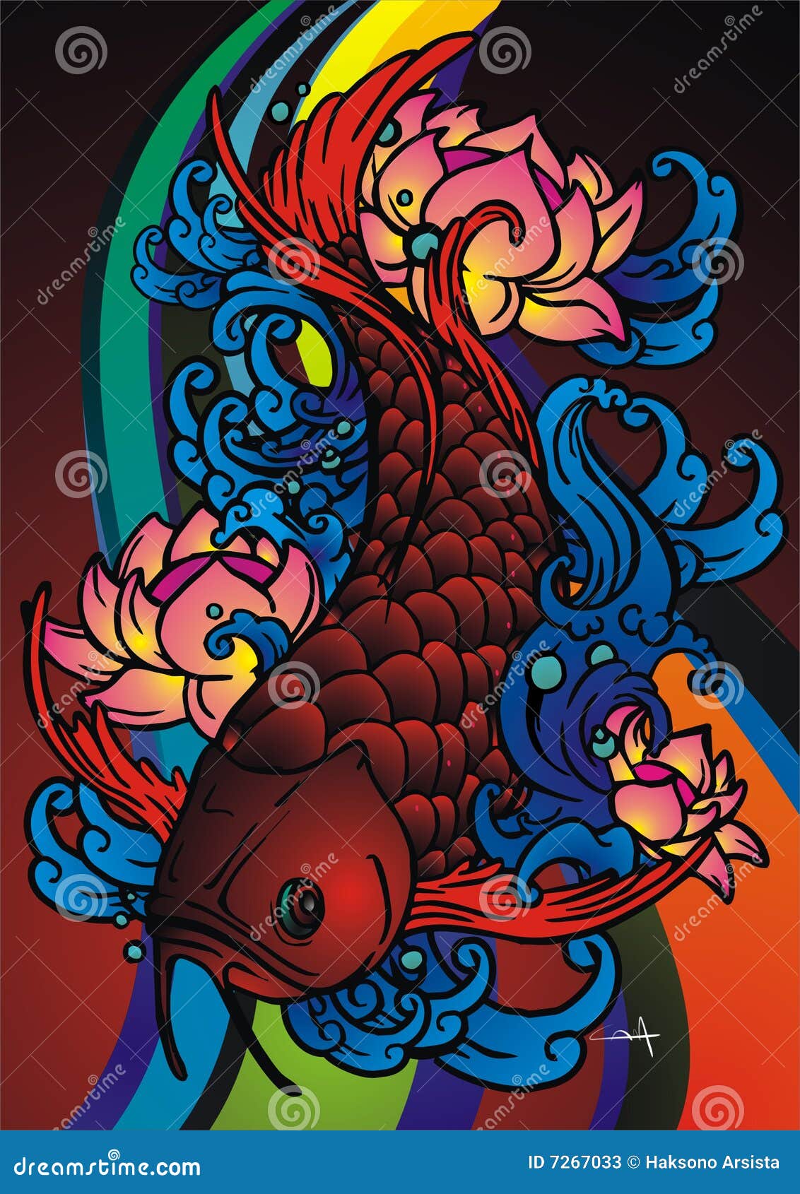 Animal Arwana Natural Logo Vector Icon Silhouette | CartoonDealer.com ...