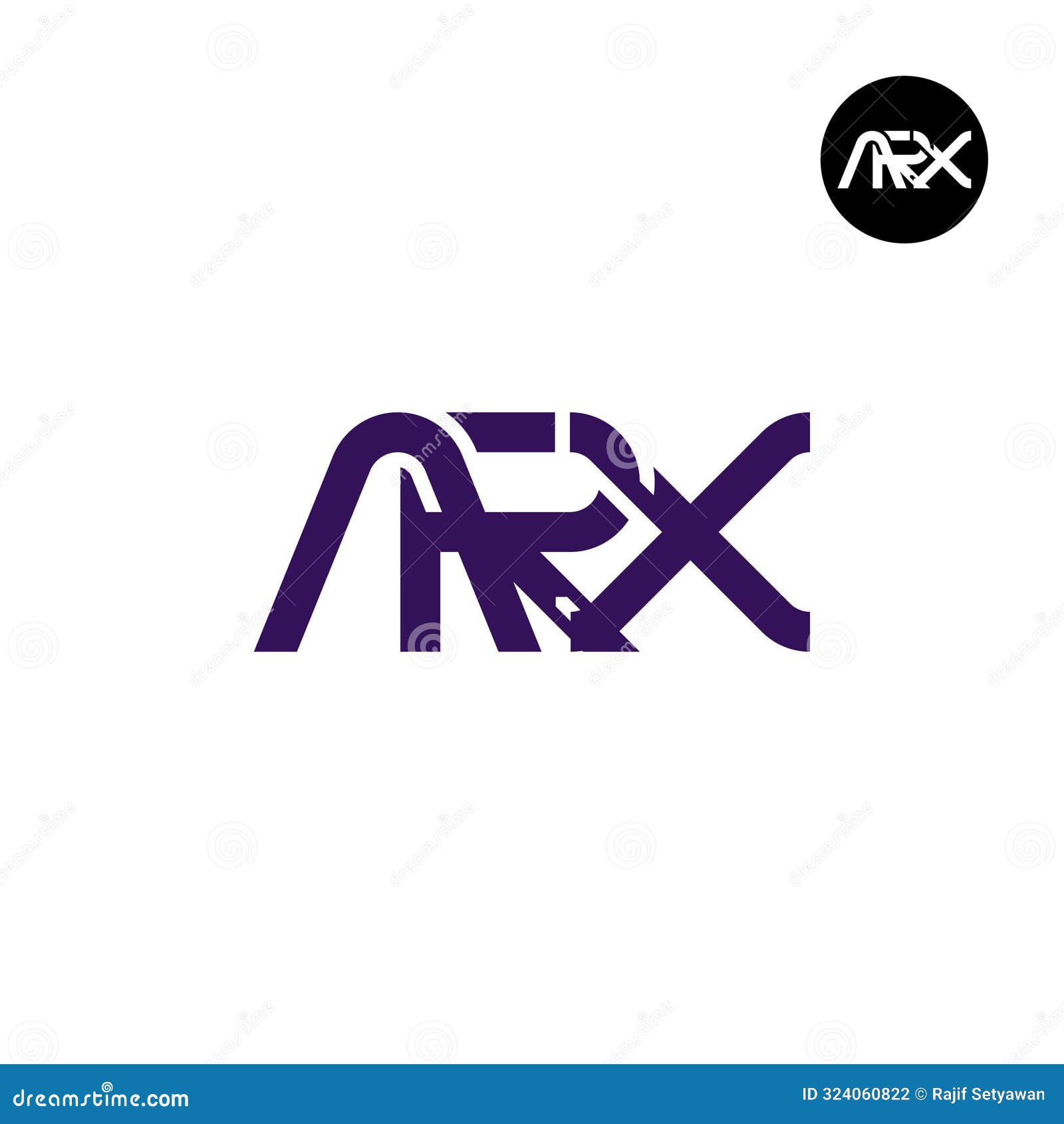 ARX Logo Letter Monogram Design Stock Vector - Illustration of ...