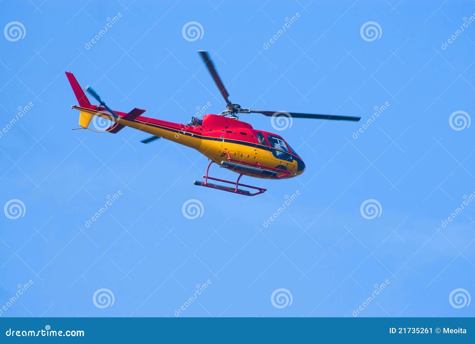 AS.350 helicopter stock image. Image of rotor, small - 21735261