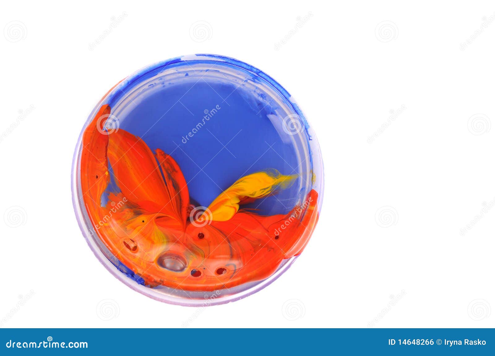 As Cores Misturadas Em Uma Podem Foto de Stock - Imagem de amarelo ...