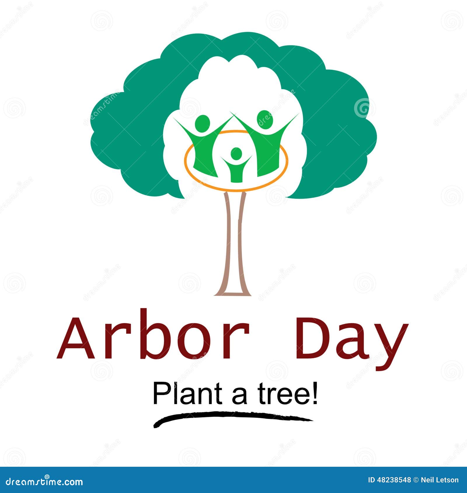 As Dag Logo Illustration stock illustratie. Illustration of ontwerp ...