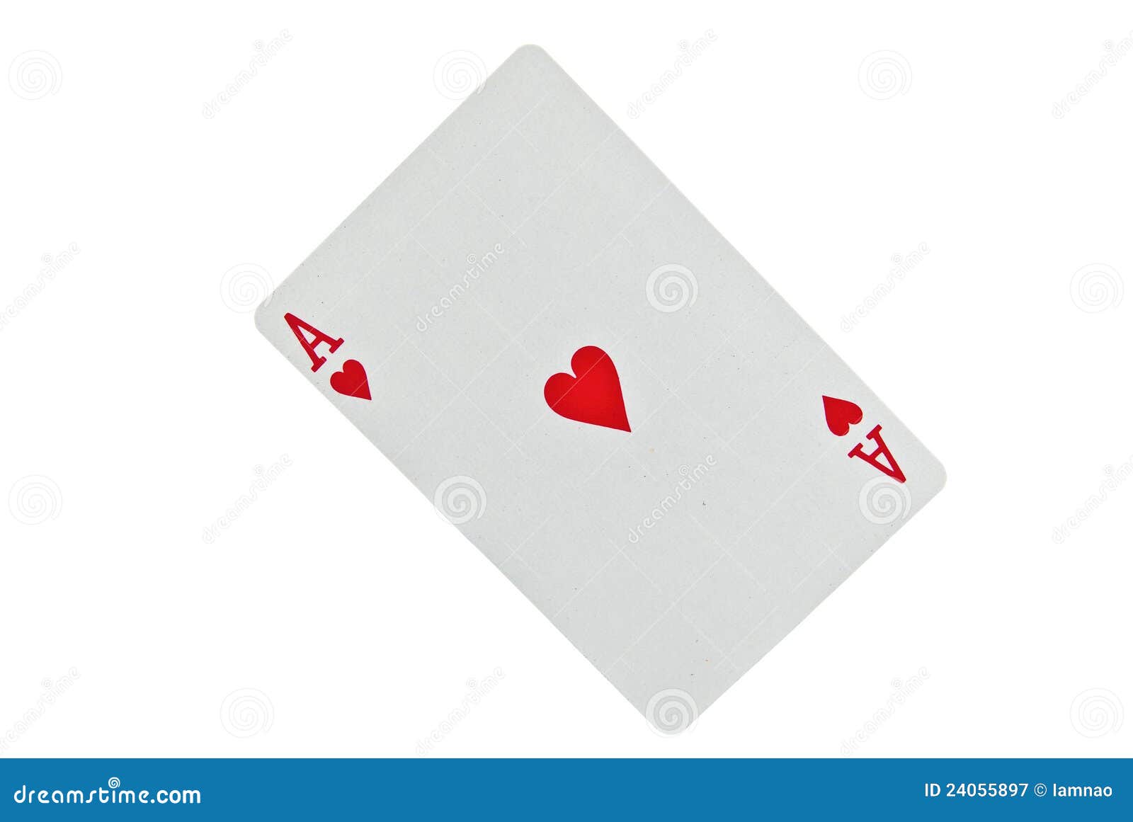 As de coeur image stock. Image du coeurs, cartes, chanceux - 24055897