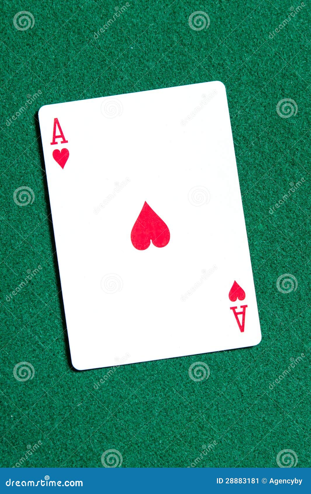 As Del Naipe De Los Corazones En El Vector Imagen de archivo - Imagen ...