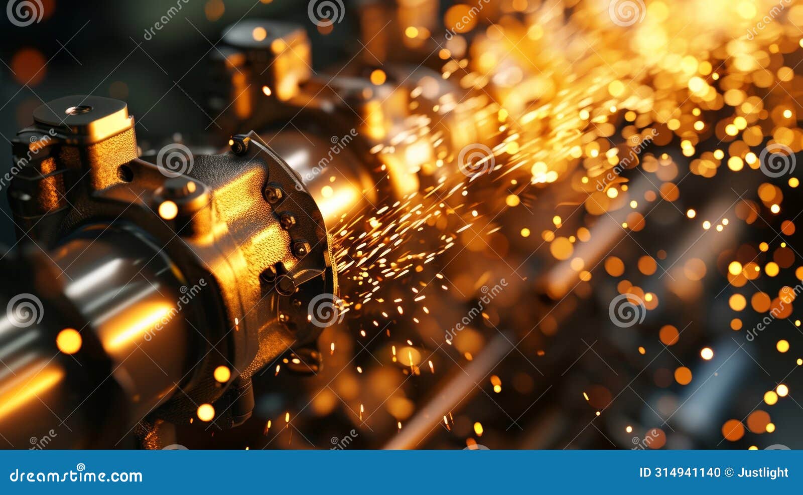 As the Engine Starts the Spark Plugs Can Be Seen Firing in Sequence ...