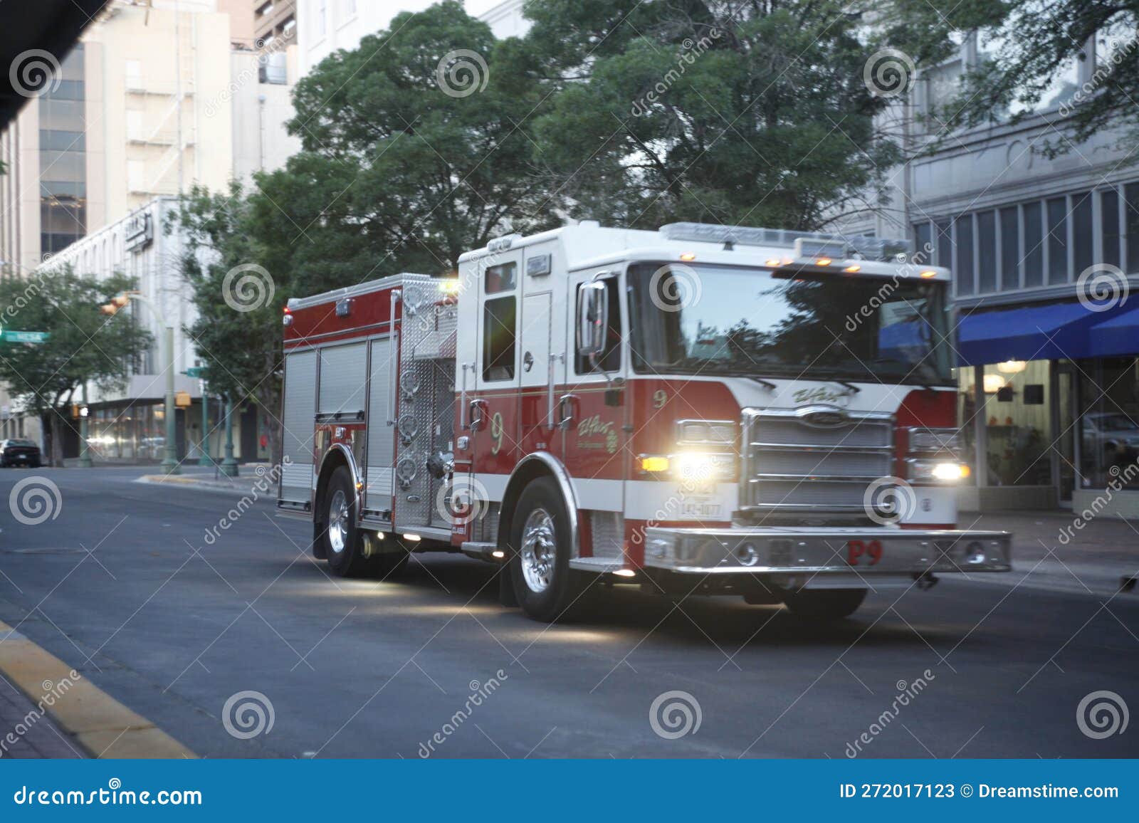 El Paso Fire Department Engine Editorial Stock Photo - Image of asphalt ...