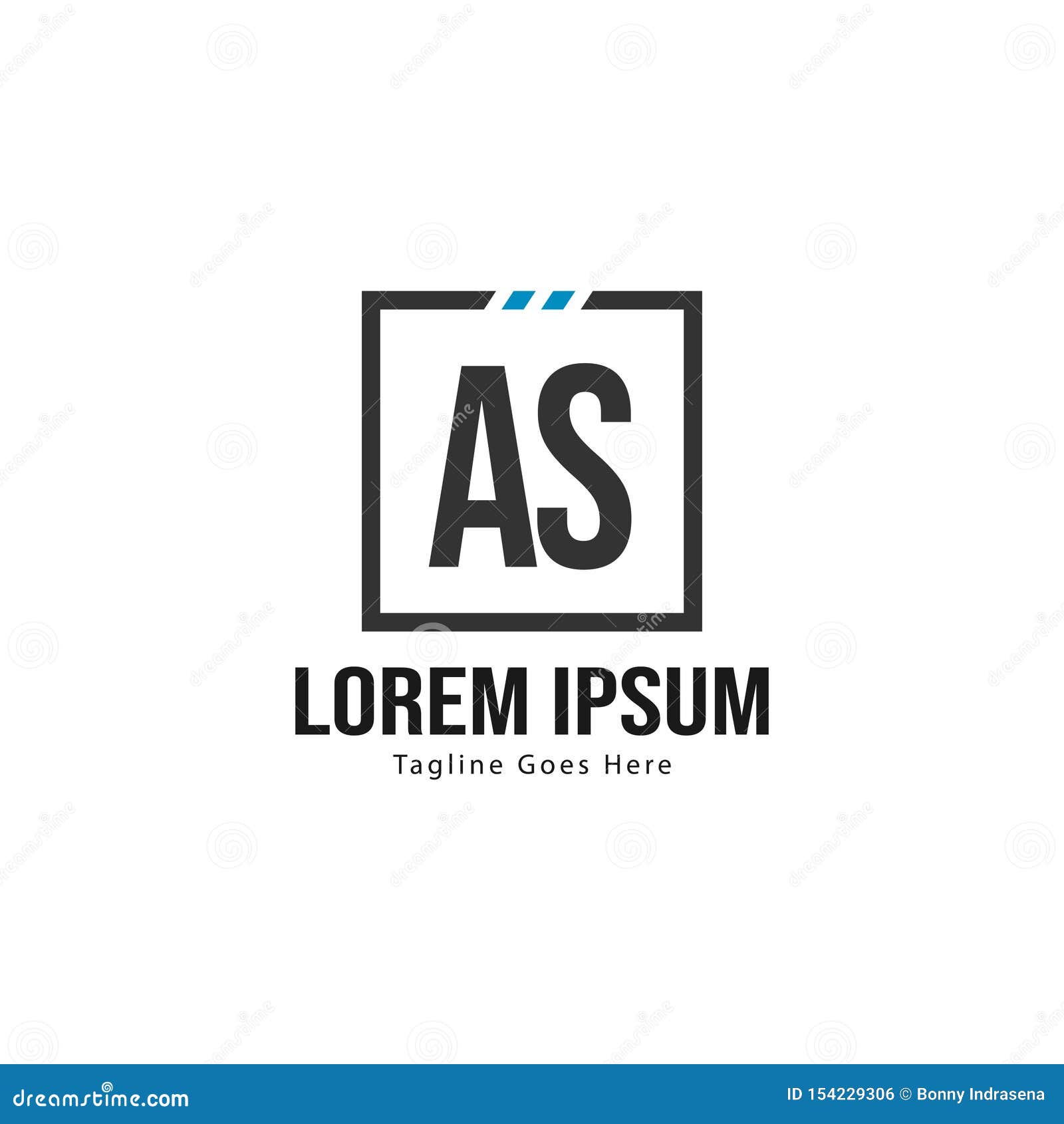 AS Letter Logo Design. Creative Modern AS Letters Icon Illustration ...