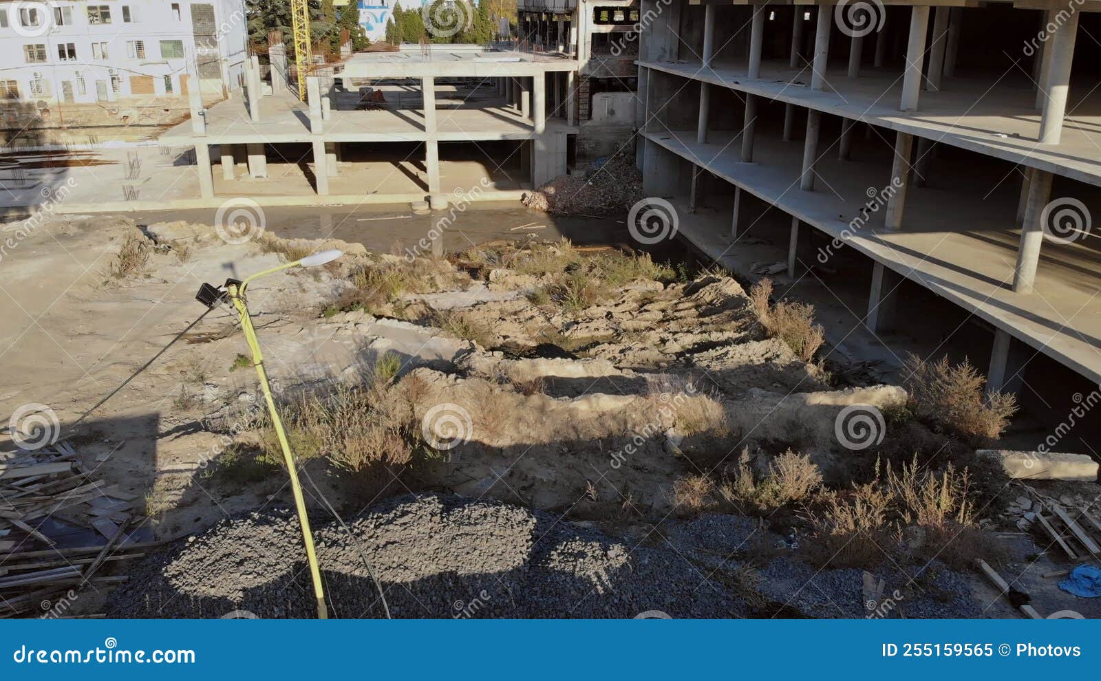 As Part of the Construction of a Multi-story Apartment Building, Work ...