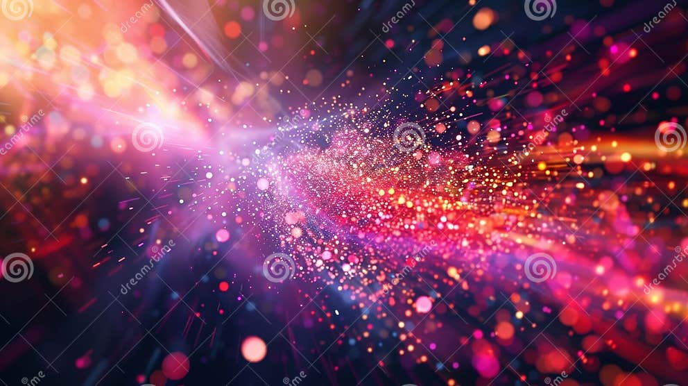 As the Particles Collide and Ter the Colors of the Light they Emit ...