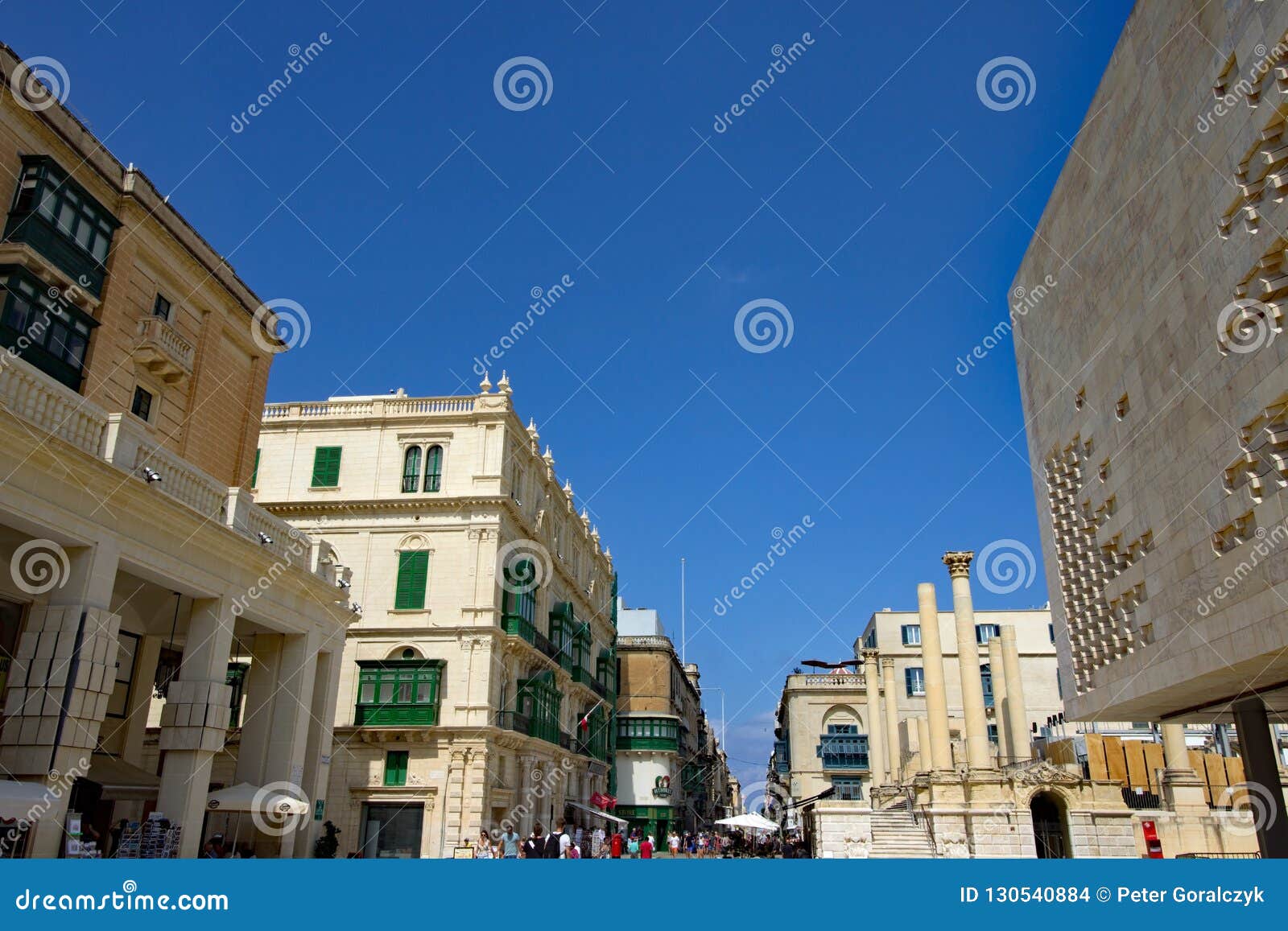 As Ruas Do La Valletta Malta Imagem de Stock Editorial - Imagem de ...