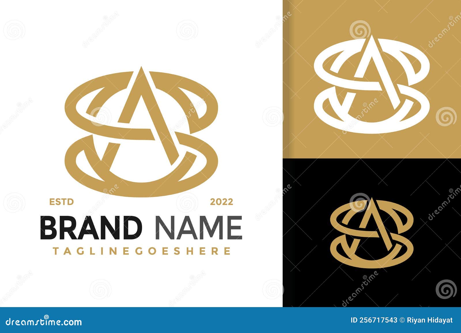 AS or SA Letter Logo Design, Brand Identity Logos Vector, Modern Logo ...
