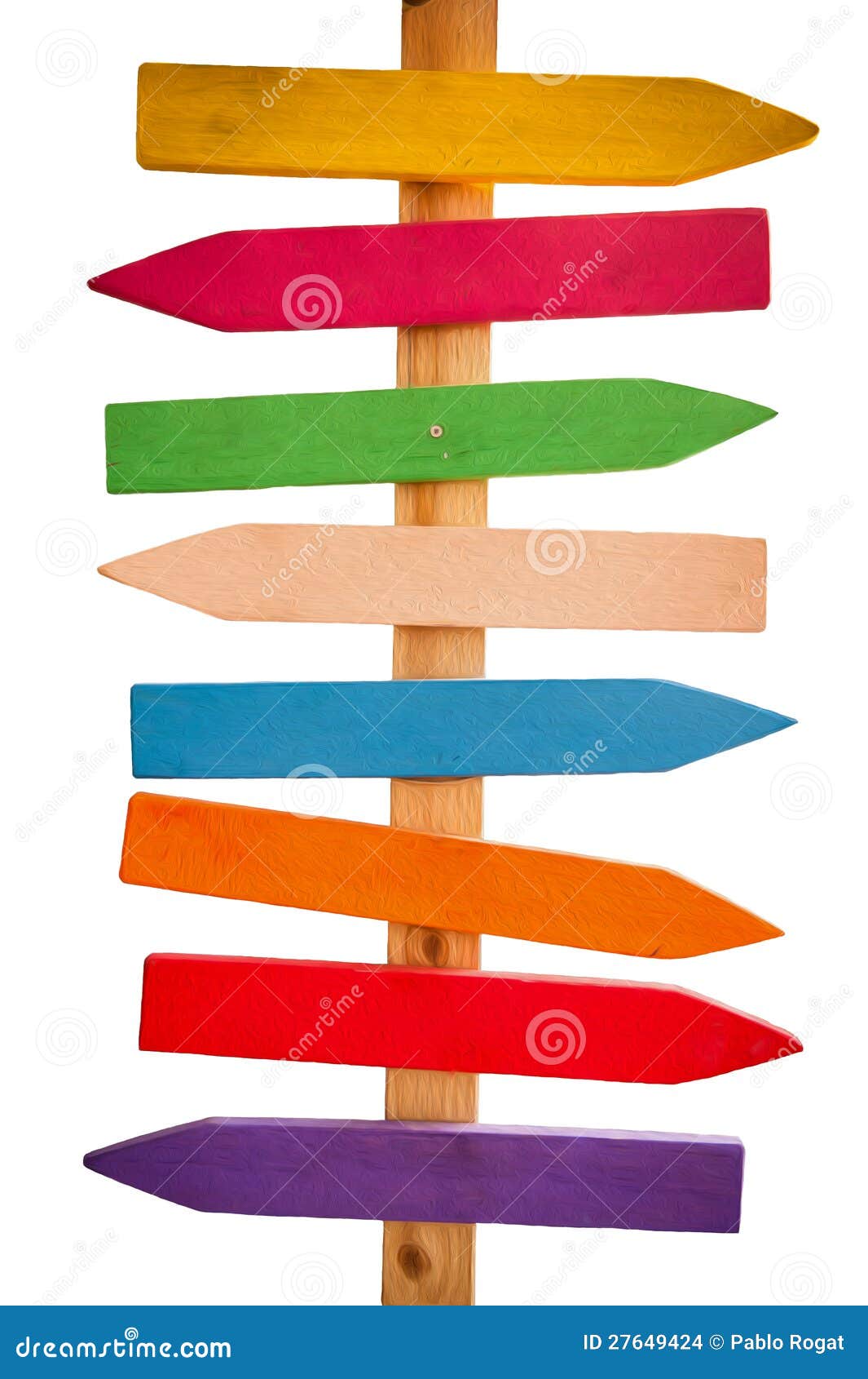 As Setas Coloridas Indicam Sentidos Foto de Stock - Imagem de escolha ...