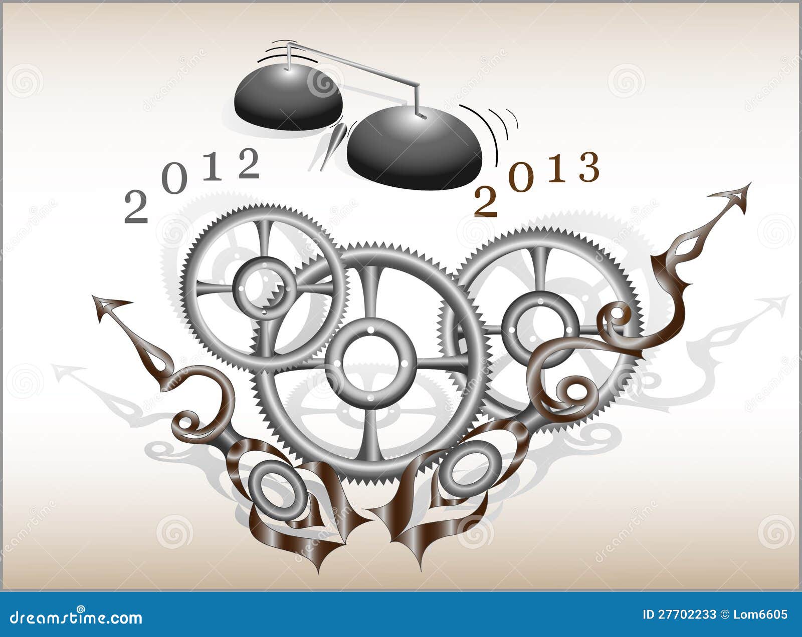 As time goes by stock illustration. Illustration of mict - 27702233