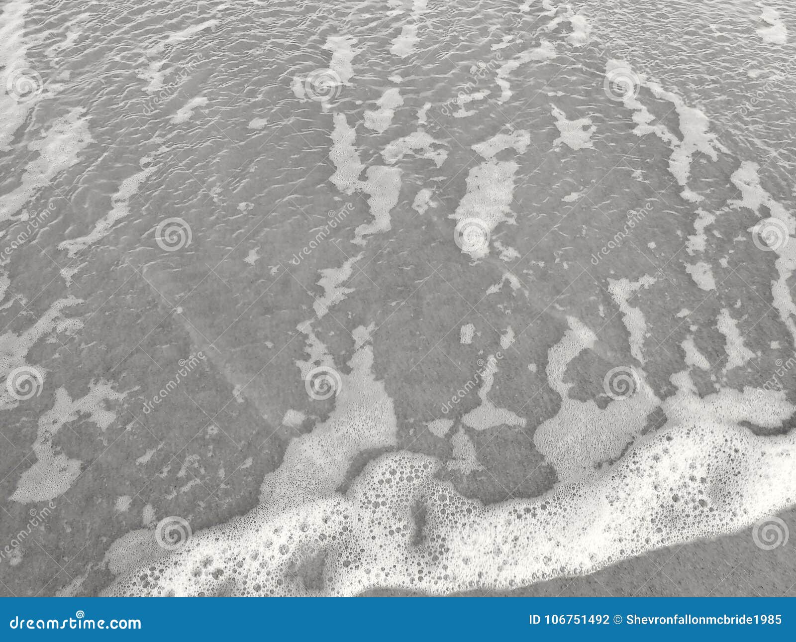 As the Wave Fades stock photo. Image of rolling, neach - 106751492