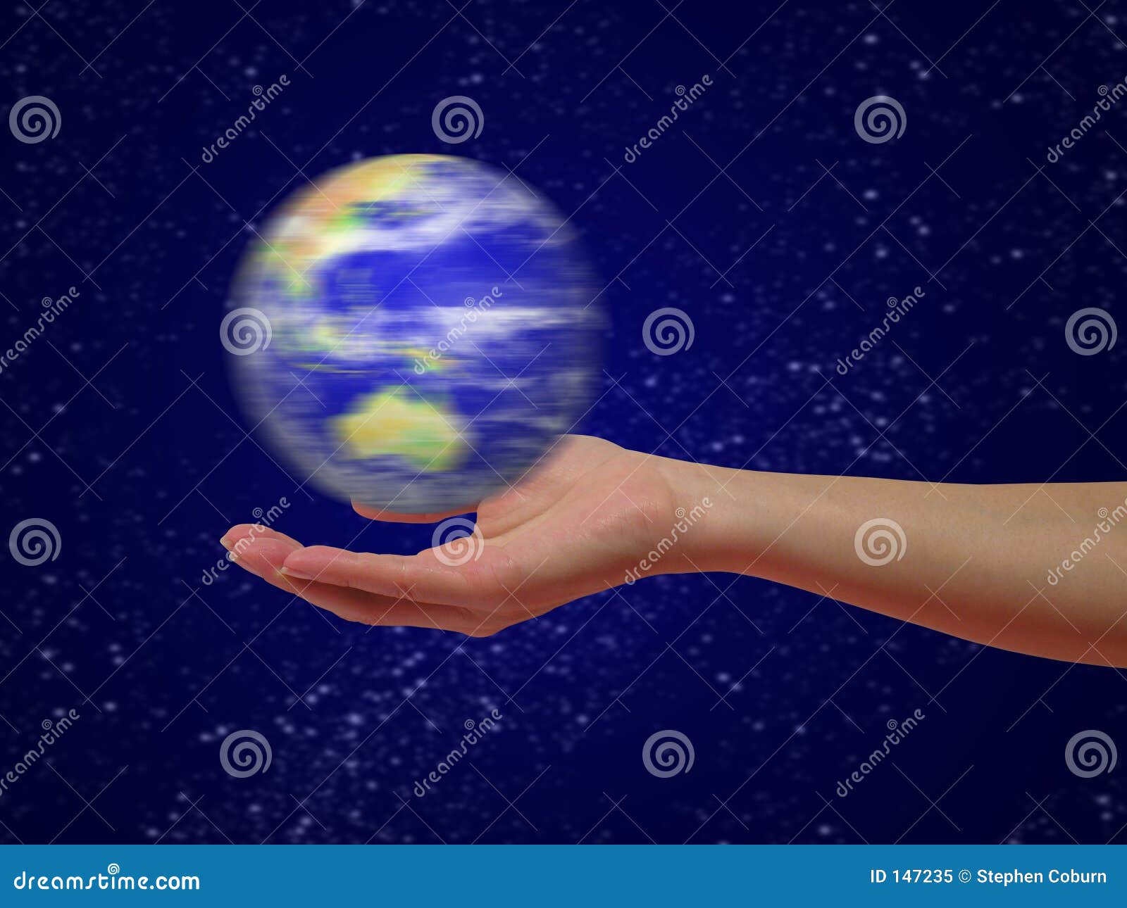 As the World Turns stock illustration. Illustration of palm - 147235