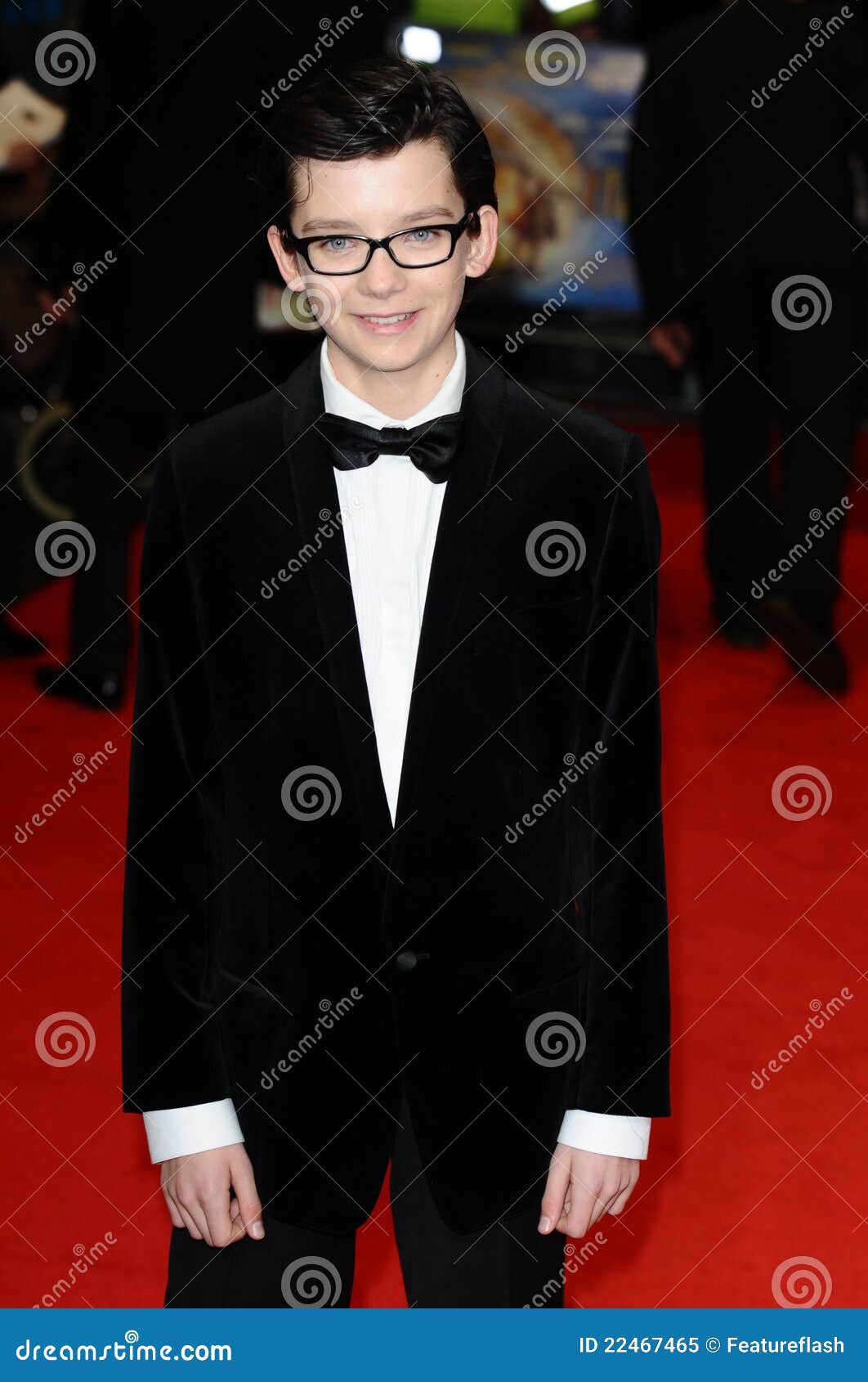 Asa Butterfield Hugo Premiere