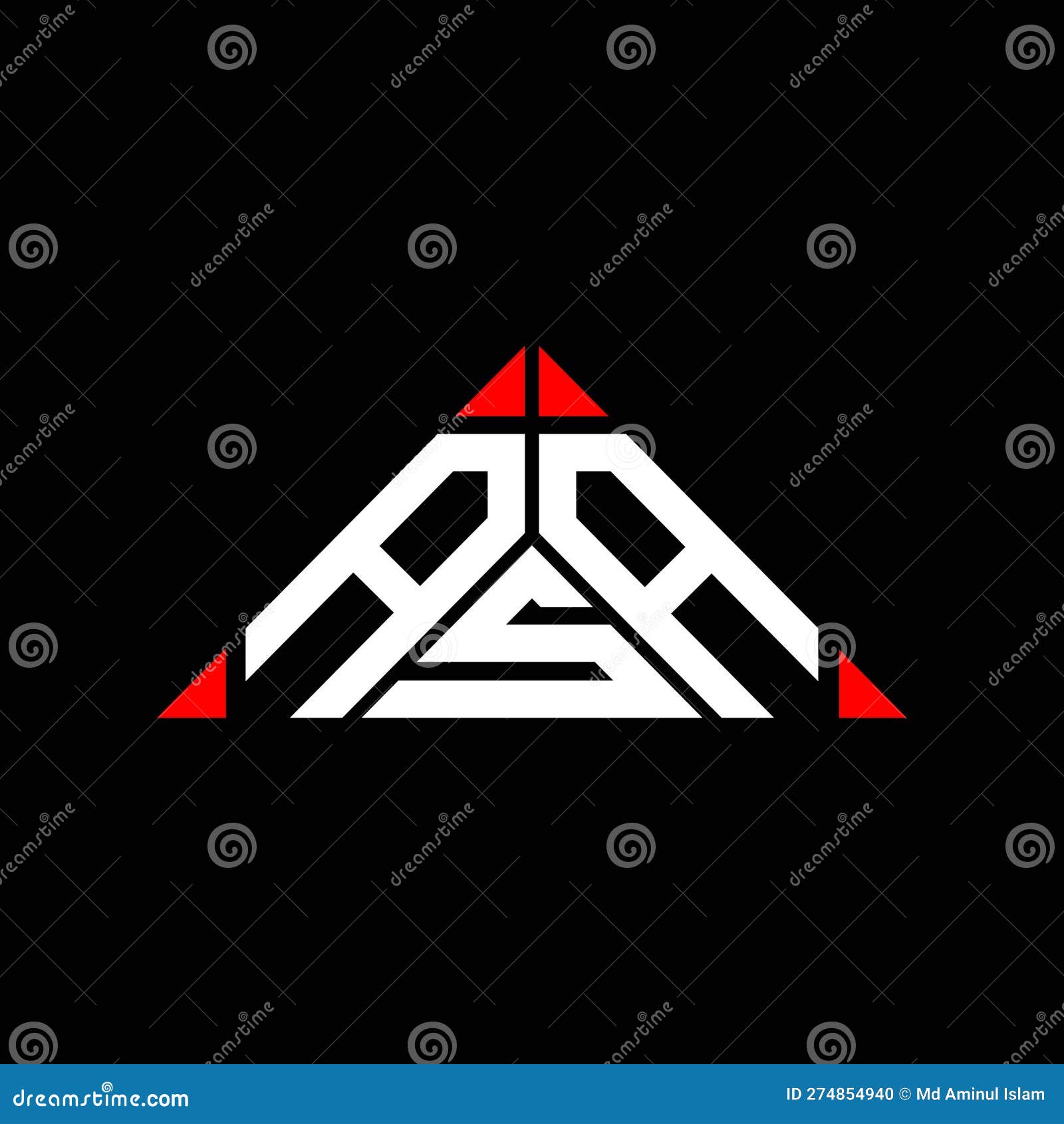 ASA Letter Logo Creative Design With Vector Graphic, ASA Simple And ...