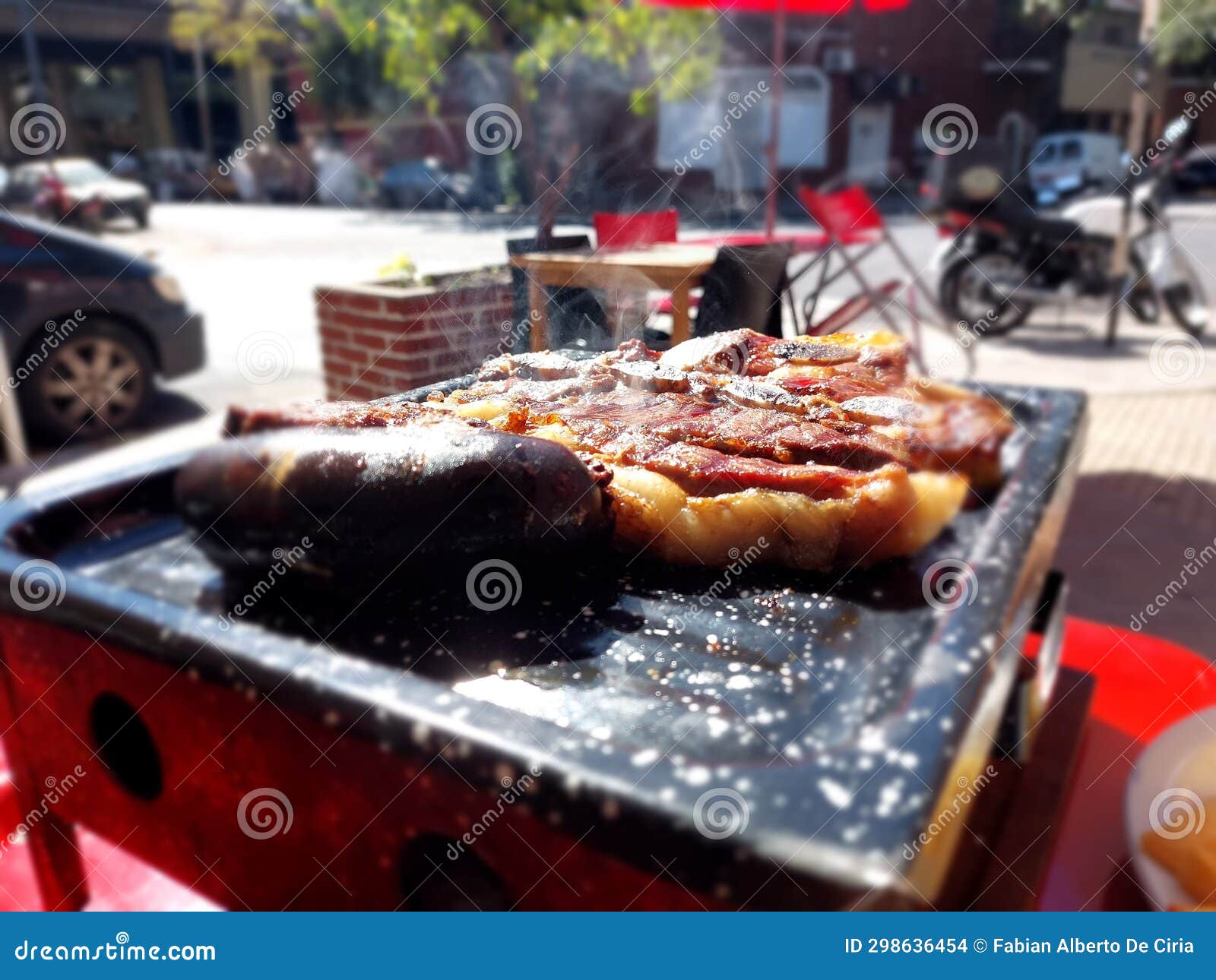 Asado Argentino in One Restaurant. Stock Photo - Image of restaurant ...