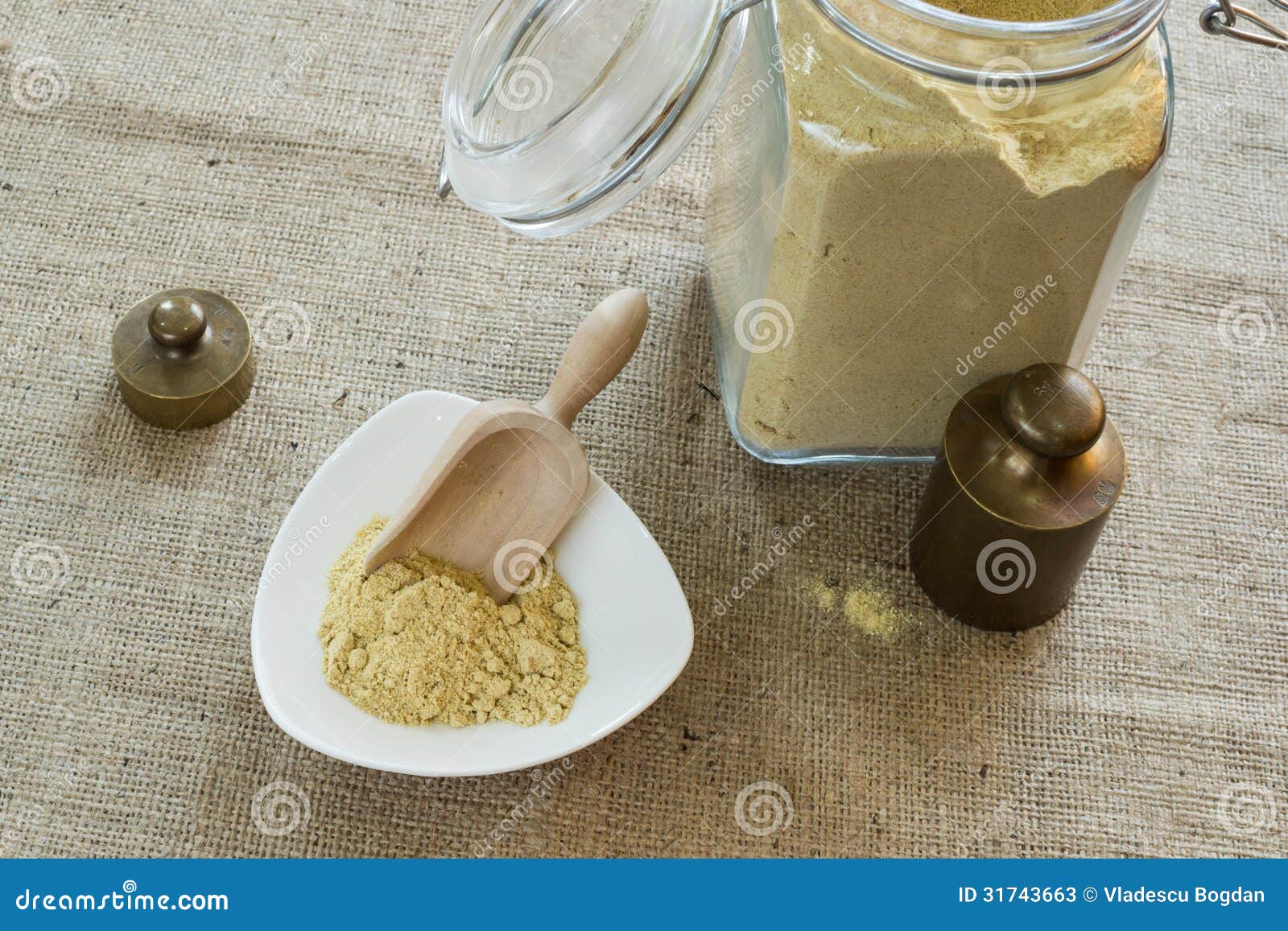 Asafoetida powder stock image. Image of scoop, spice - 31743663