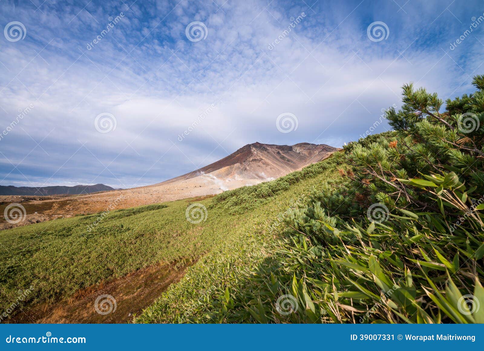 Asahidake summit stock image. Image of fall, japan, outdoor - 39007331