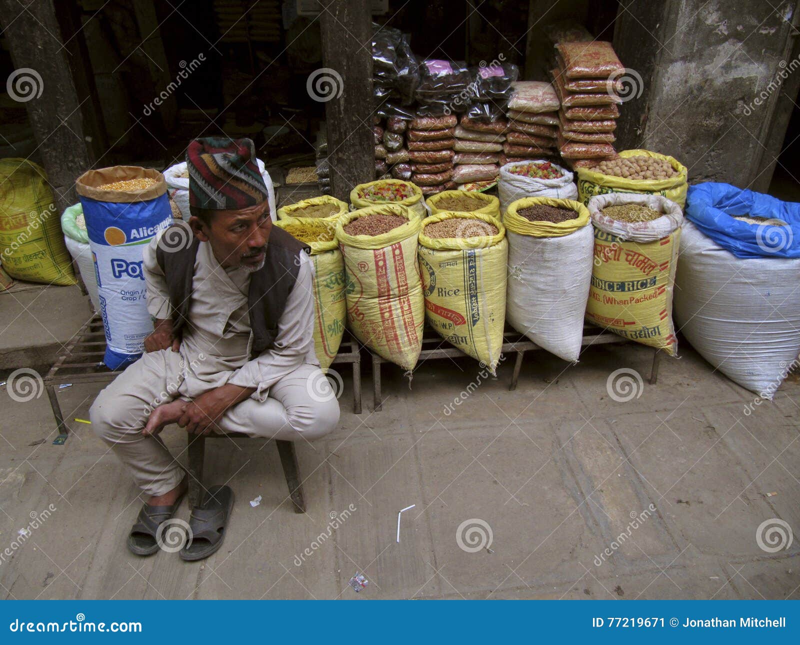 Asan Bazaar Kathmandu Nepal Editorial Photo - Image of asan, ason: 77219671