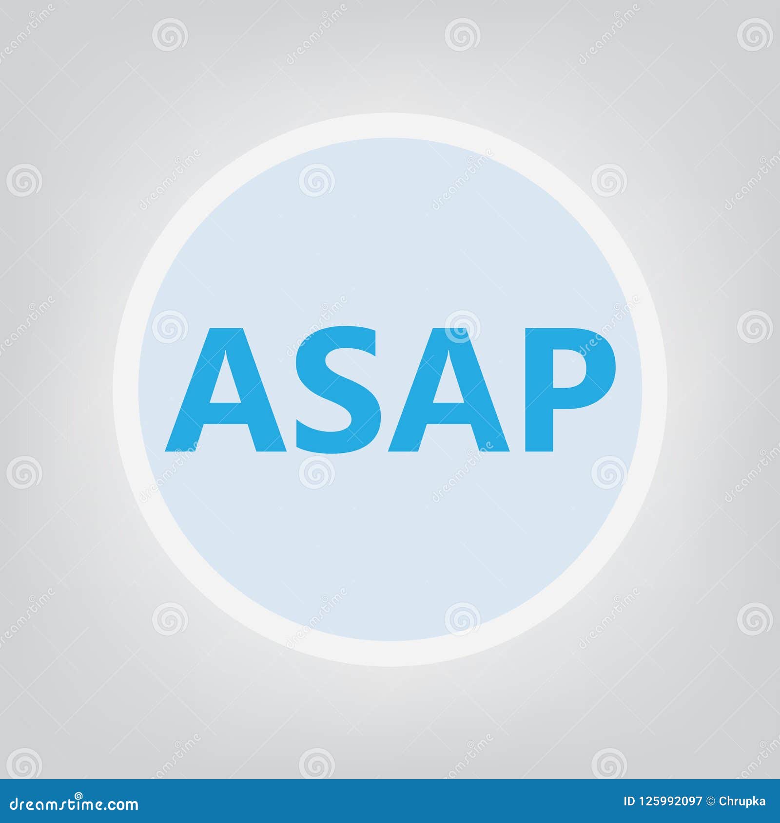 ASAP As Soon As Possible Acronym Stock Vector - Illustration of ...
