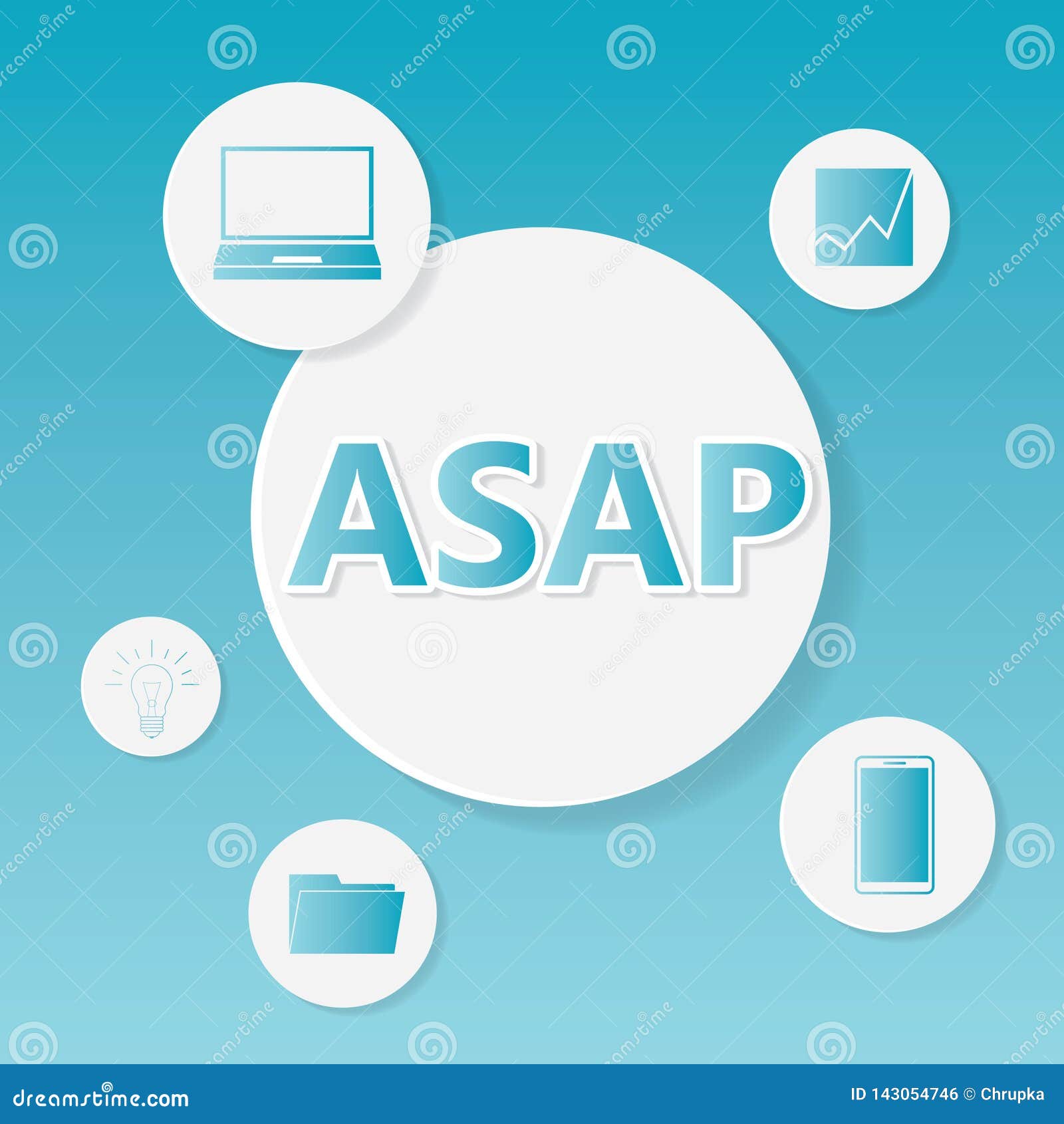ASAP As Soon As Possible Business Concept Stock Vector - Illustration ...