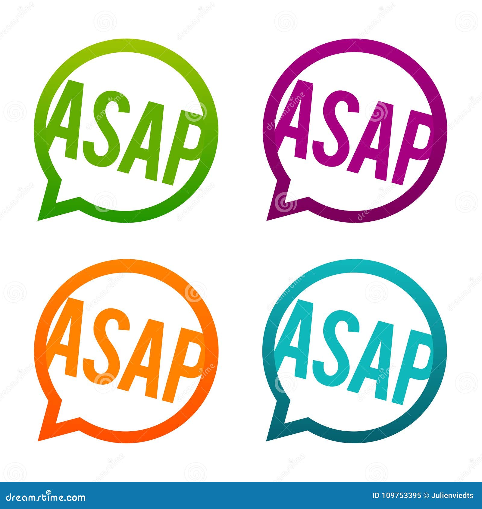 ASAP Round Buttons. Circle Eps10 Vector. Stock Vector - Illustration of ...