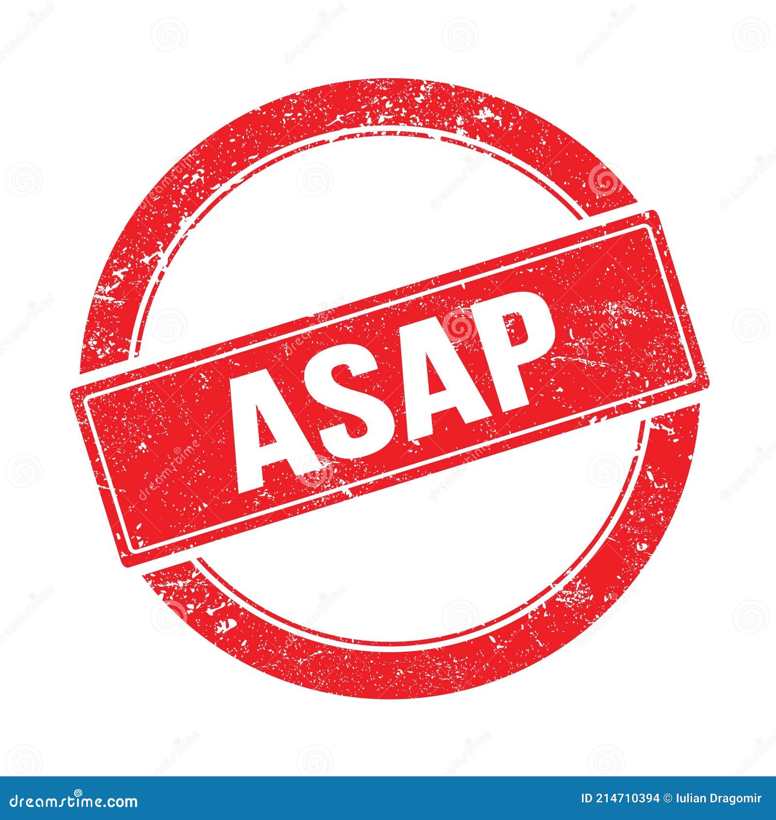 ASAP Text on Red Grungy Round Stamp Stock Illustration - Illustration ...