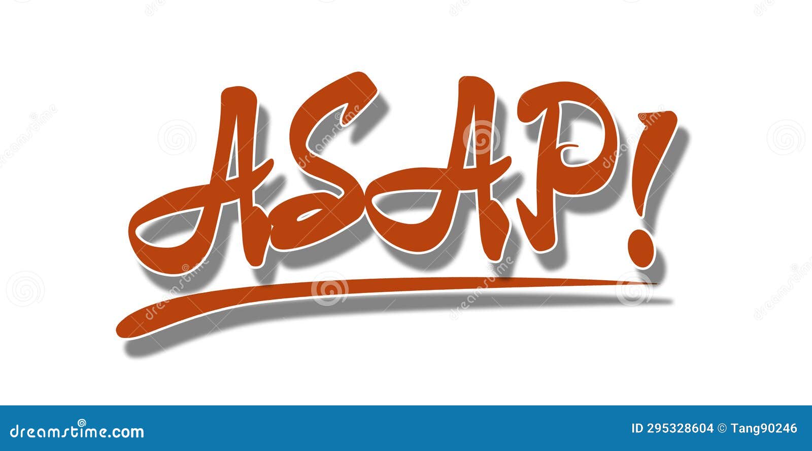 ASAP Word Isolated On White Background Stock Photo | CartoonDealer.com ...