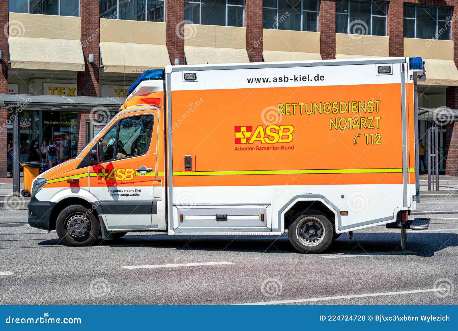 ASB ambulance editorial image. Image of road, automobile - 224724720