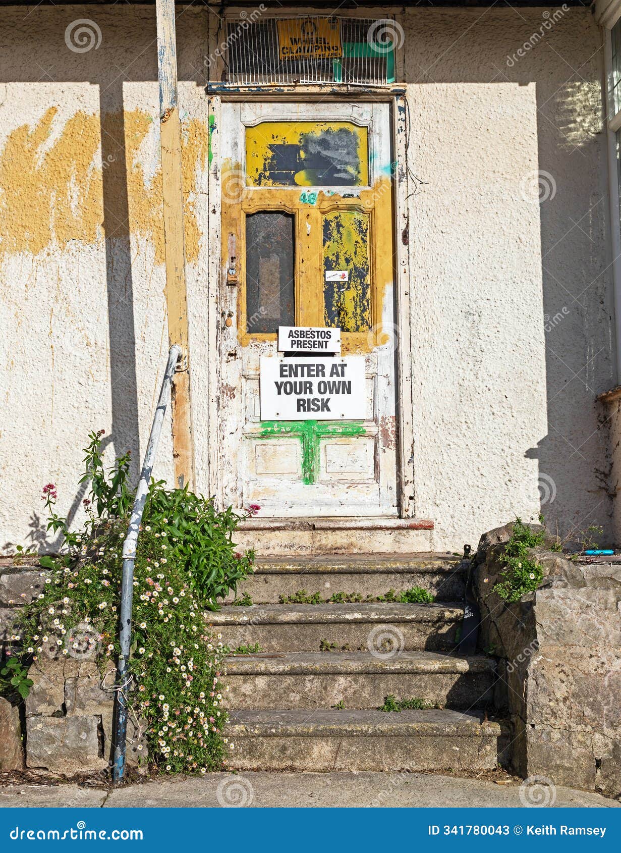 Asbestos editorial stock photo. Image of warning, sign - 341780043